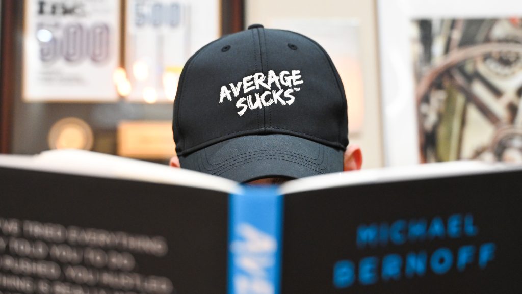 Average Sucks Hat - Michael Bernoff | Human Communications Institute